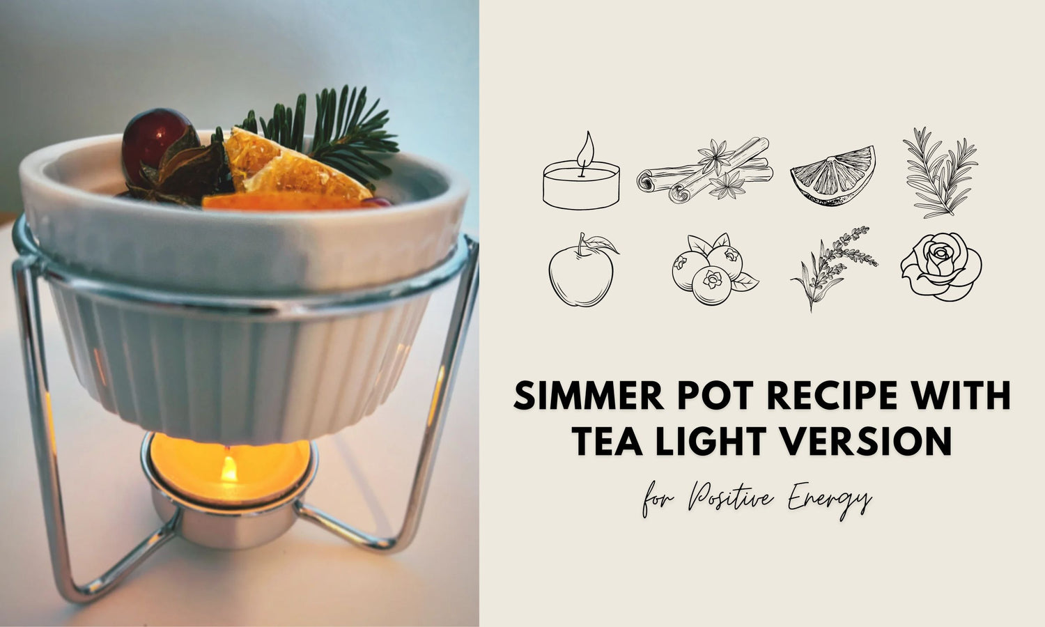 Simmer Pot Recipe With Tea Light Candles for Positive Energy – I ...