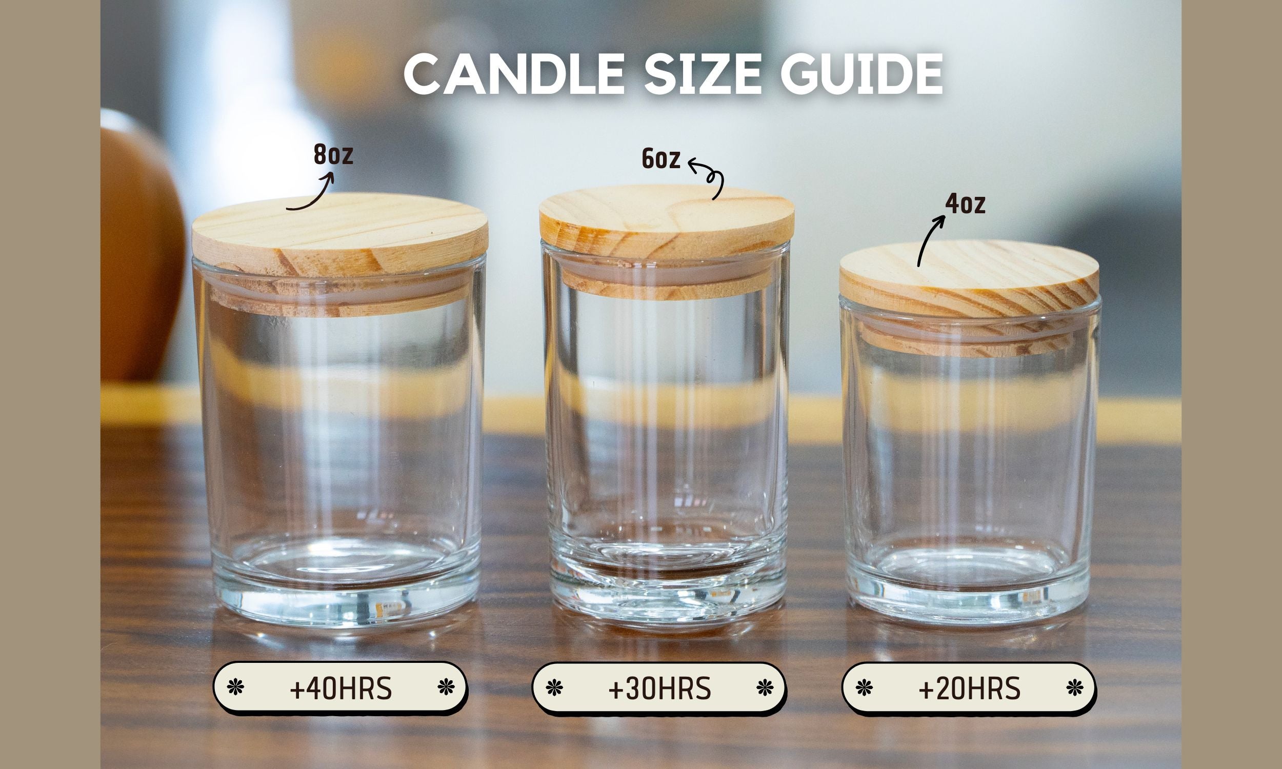 Candle Size Guide: Finding the Perfect Fit for Your Home and Gifting N – I Scented Candle