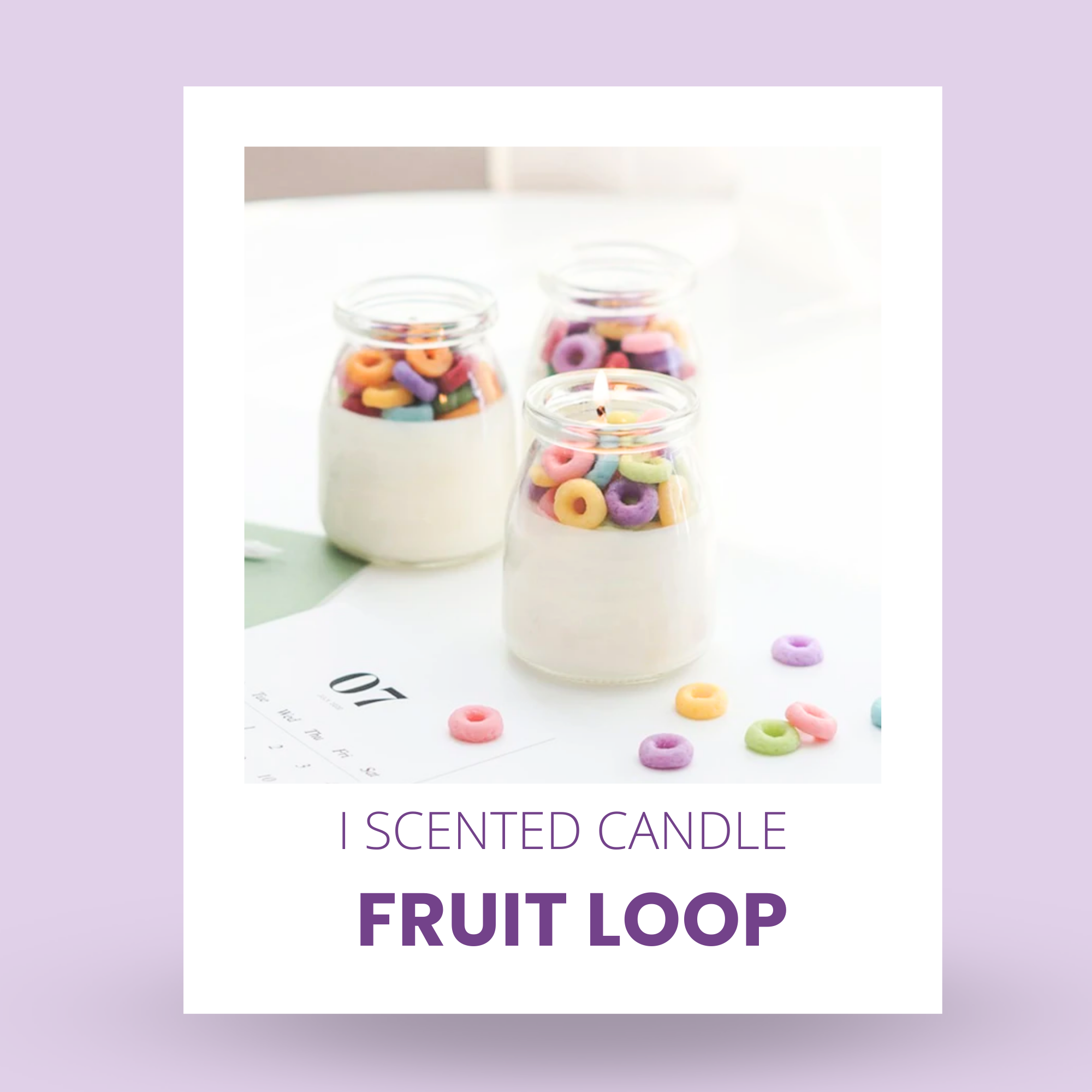 Fruit Loop Candle Collection - Fruity Scented Candles - I Scented Candle